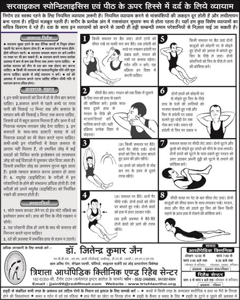 Cervical Spondylosis Physiotherapy Exercises