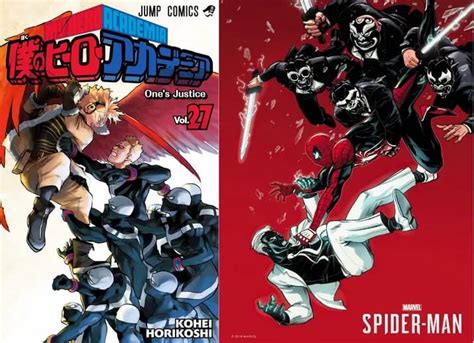 Mha Covers Inspired By Marvel And Dc Comics Rbokunoheroacademia