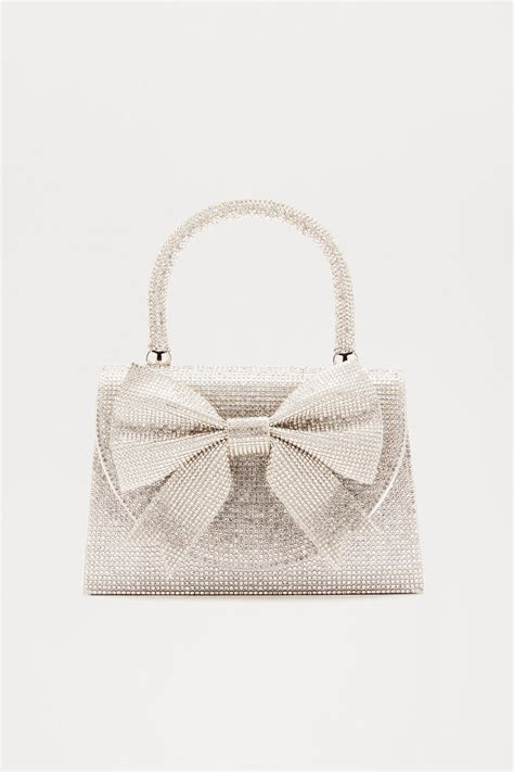 Prettiest Girl Handbag Silver Fashion Nova