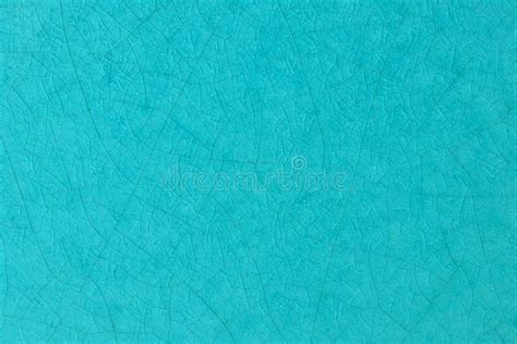 Ocean Blue Crack Ceramic Tile Turquoise Color Of Glazed Tile Texture