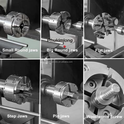 Phukimiong Wood Lathe Drive And Live Center Kit With Aluminum Case Mt2
