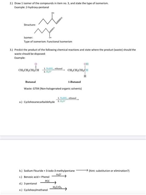Answered 2 Draw 1 Isomer Of The Compounds In Bartleby