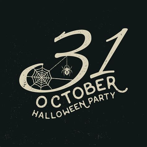 31 October Halloween Party Concept 15421613 Vector Art At Vecteezy