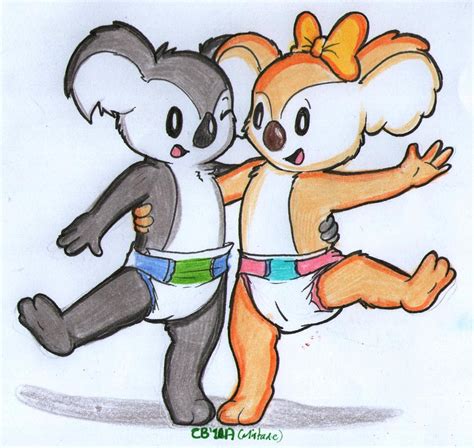 Roobear And Laura In Diapers By Conejowhite On Deviantart