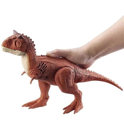 Figura Jurassic World Com Movimento Carnotaurus Mattel Barão