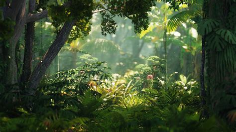 Another Jungle Or Forest Rendered In Blender Eevee With Ssgi