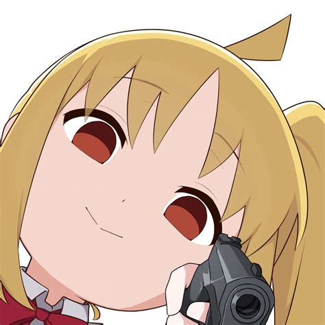 Safebooru 1girl Ahoge Aiming Aiming At Viewer Blonde Hair Bocchi The