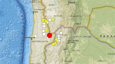 Se Han Percibido Más De 50 Las Magnitudes De Las Réplicas Del