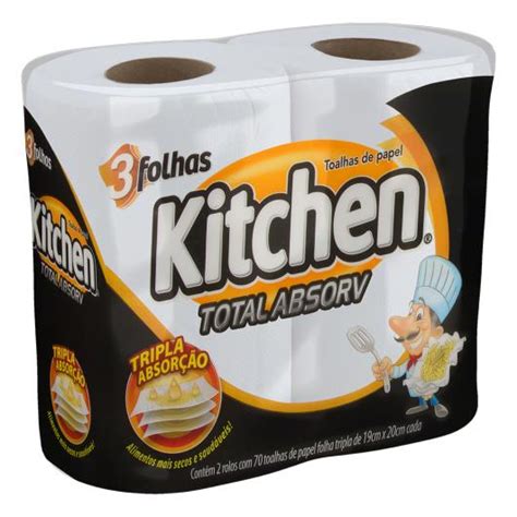 Papel Toalha Evolution Kitchen 120 Folhas 2 Unidades Sonda Supermercado Delivery