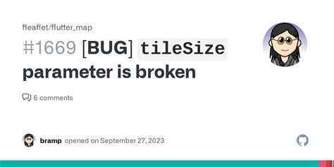 Bug `tilesize` Parameter Is Broken · Issue 1669 · Fleafletflutter
