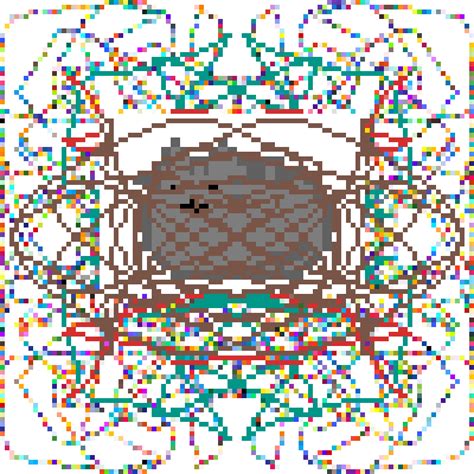 Pixilart Rainbow Cat By Lowjuice