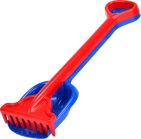 Simba 107124115 Plastic Rake And Spade Set 4 Assorted Toptoy