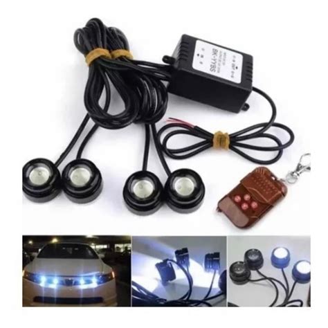 Led Olho De Águia 4x15w Strobo Flash Eagle Eye Led Olho De Gato Para Carro Com Controle Remoto