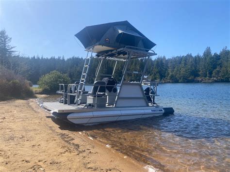 American Made 16 Aluminum Pontoon Camping Boat
