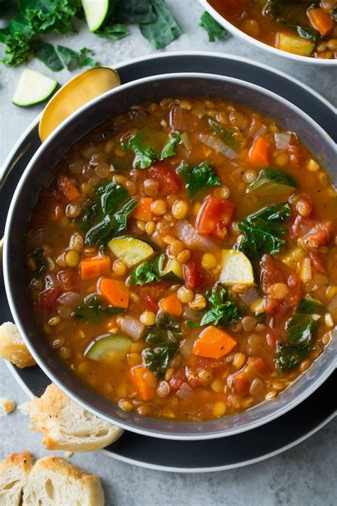 Lentil Soup Italian Vegetable Cooking Classy