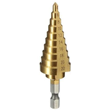 Other Hand Tools 1pc High Speed Steel Step Cone Dril Bit 4 22mm Hss