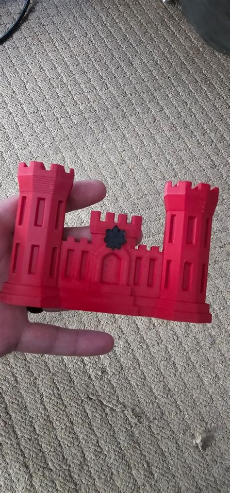 Engineer Castle With Army Maj Ltc Rank Free 3d Print Model Makerworld