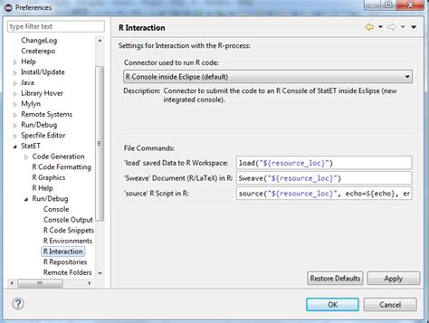 R Not Installing Correctly In Eclipse Java Issues Stack Overflow