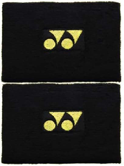Yonex Wristband Wbd Y024 11488 Wb5 Sr Black Gold Set Of 2
