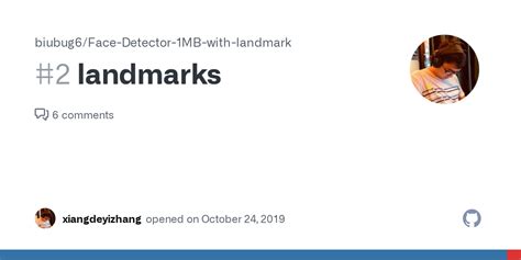 Landmarks Issue Biubug Face Detector Mb With Landmark Github