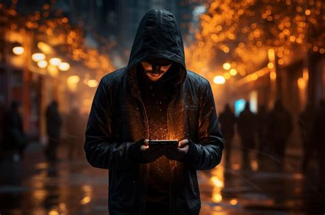 Premium Ai Image The Enigmatic Figure In A Secret Place