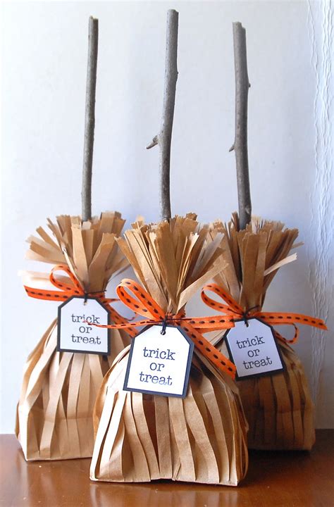 How To Make A Paper Bag Broom Halloween Paper Bags Diy 53 Off