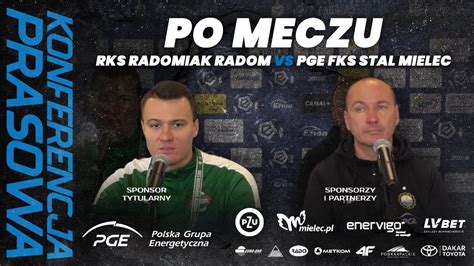 Konferencja Prasowa Po Meczu Z Radomiakiem Radom