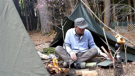 【チャン爺のソロキャンプ】人里離れた山奥の誰もいないポツンと一軒家の片隅でジビエ料理とタープ泊 長野県南部2024 04中旬 Youtube