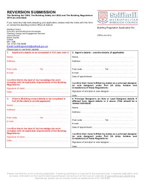 Fillable Online Br Reversion Application Form Br Reversion