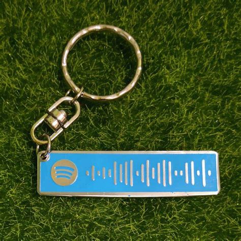 Spotify Qr Code Keychain Song Or Playlist Engraved In 304 Stainless
