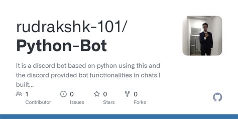 Github Rudrakshk 101python Bot It Is A Discord Bot Based On Python