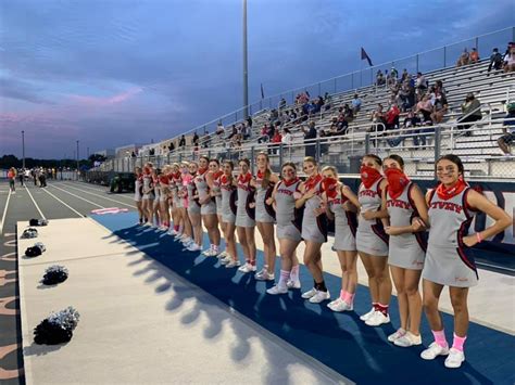 Cheerleaders Are Full Of School Spirit Fivay High School