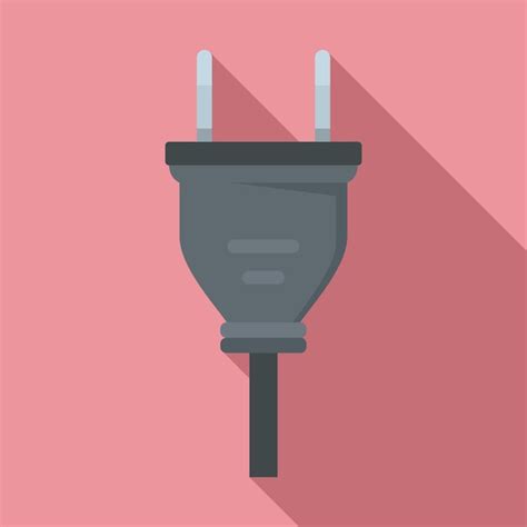 Premium Vector Retro Wire Plug Icon Flat Illustration Of Retro Wire