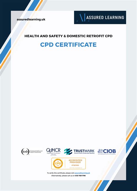 Certificate General Assured Learning