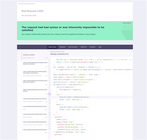 GitHub Onur Ozkan Nestjs Enlighten Laravel Ignition Like Error Page For NestJS Framework