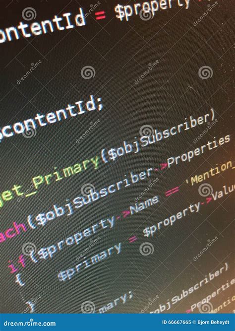Programming Code Stock Image Image Of Abstract Digital 66667665