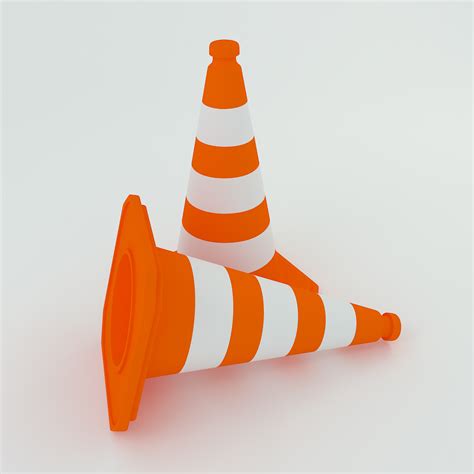 3ds Max Trafic Cone