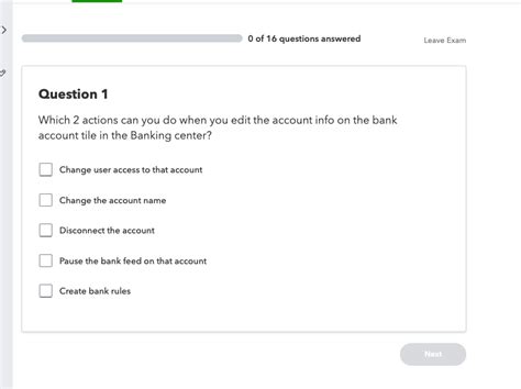 0 Of 16 Questions Answered Leave Exam StudyX