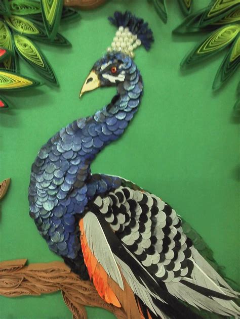 Peacock Quilling Quilling Paper Craft Paper Crafts Peacock Quilling