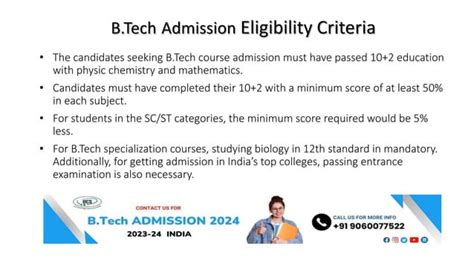 Btech Admission 2024 Eligibility Application Form Syllabus And Fees Ppt