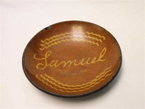 19th Century Redware Plate
