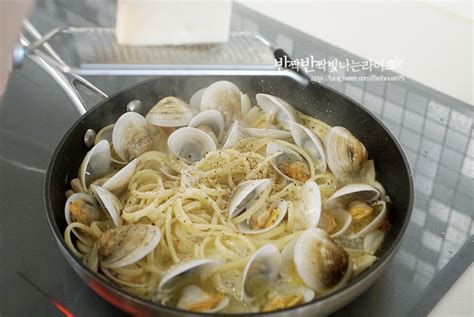 모시 조개 파스타 만드는법