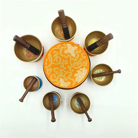7 Tibetan Singing Bowl Meditation Set With Carry Case Fwosi