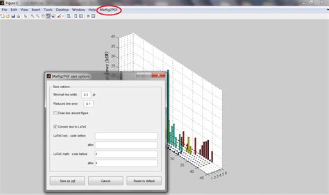Tikz Pgf Matlab Tikz And Bar Function Tex Latex Stack Exchange