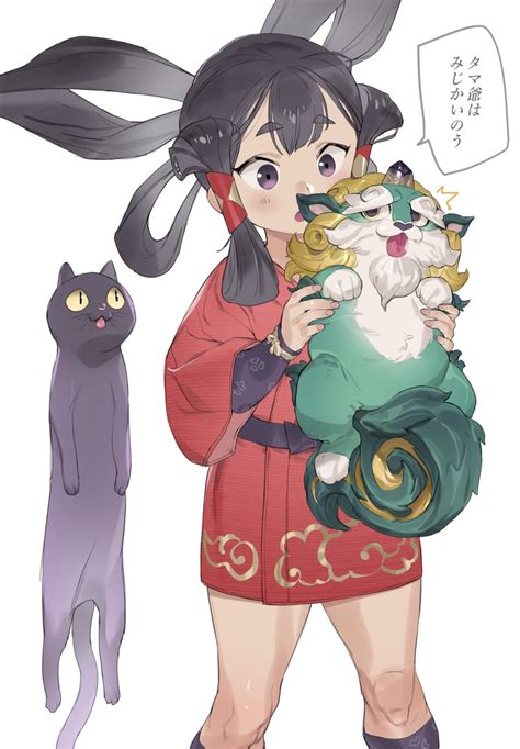 Sakuna Hime And Tama Jii Tensui No Sakuna Hime Drawn By Soosaresu