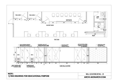 Glass Facade Elevation Drawing