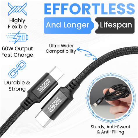 Amazon Listing Infographics Images Usb C Cable Behance