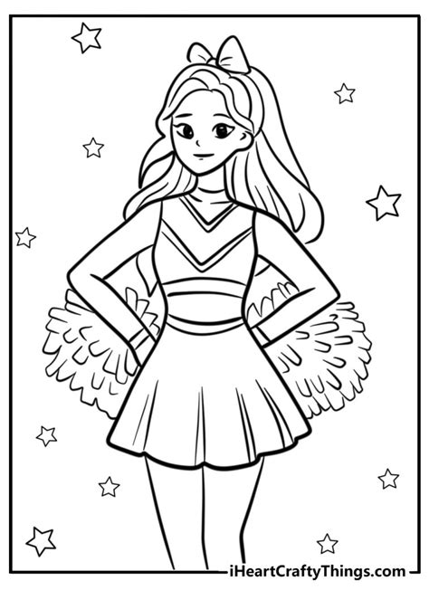 26 New Cheerleader Coloring Pages 100 Free To Print