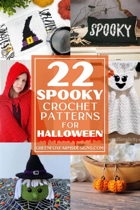 Spooky Patterns For Halloween Green Fox Farms Designs