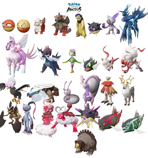 All The New Hisuian Forms And New Pokemon Pokémon Know Your Meme